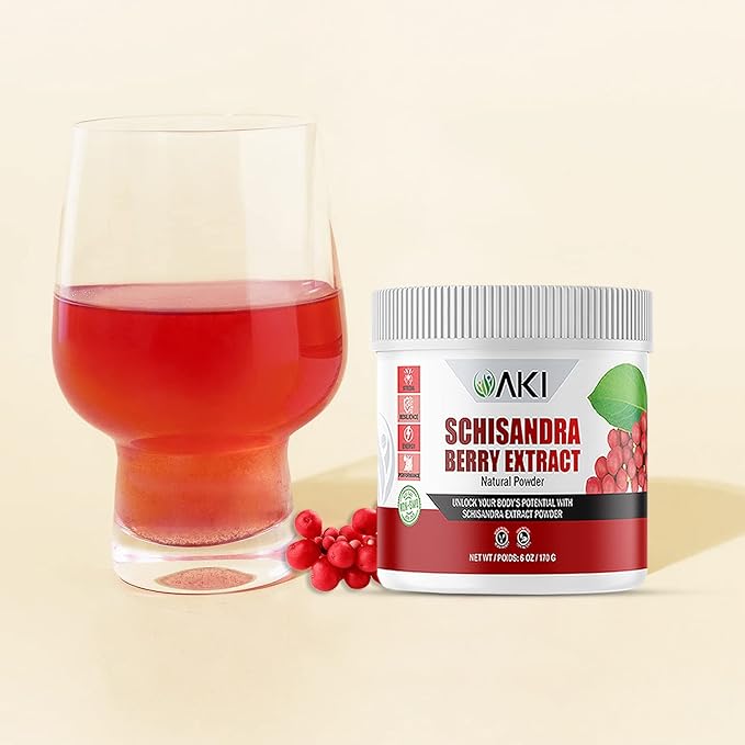 Schisandra Berry Extract Powder (6 oz / 170g) – Aki Organic