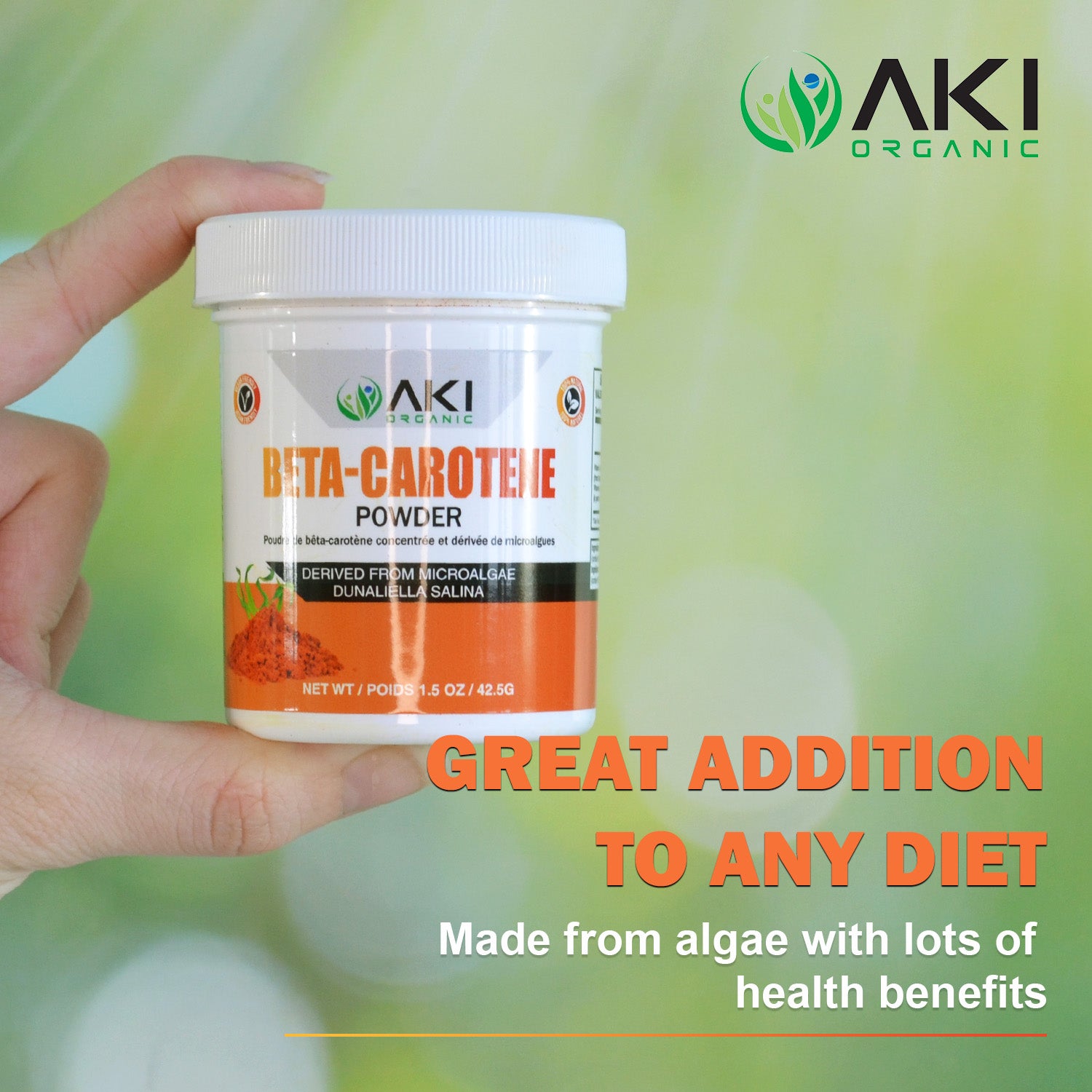 Beta Carotene 10% Powder (1.5oz 42.52g) Highly Concentrated (B/O on ti ...