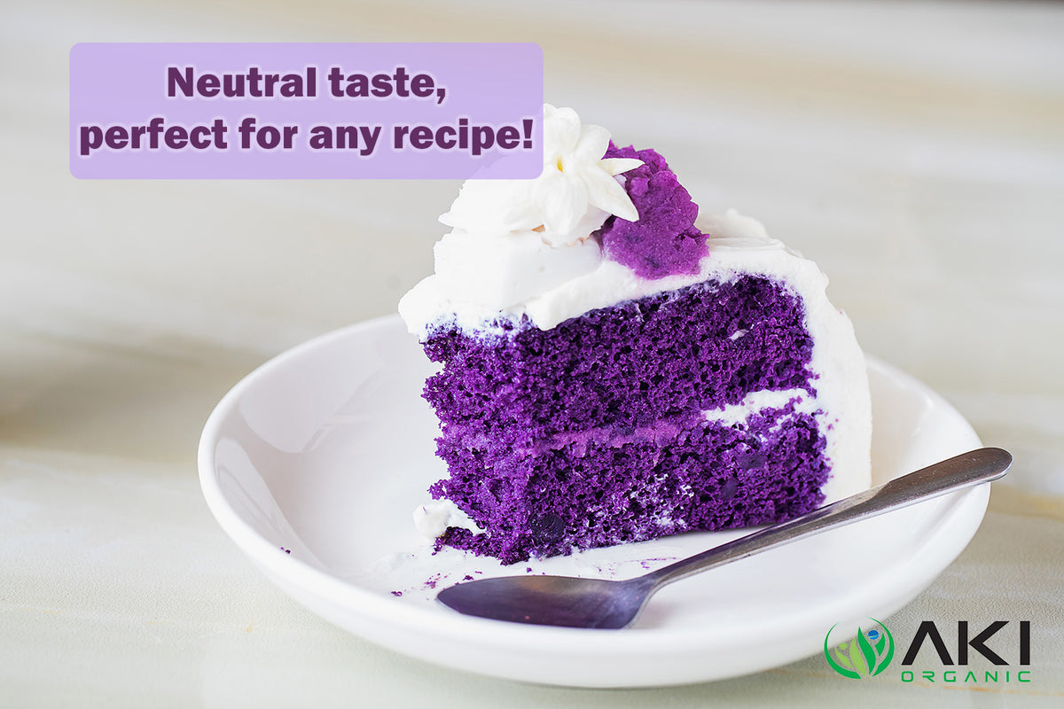Purple Sweet Potato Powder - Natural Food Coloring – Aki Organic